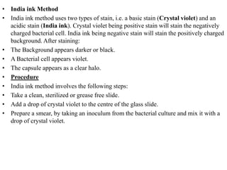 Identification of bacteria by staining methods | PPTX