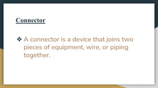 Identification of_ Connectors ppt and presentation | PPT