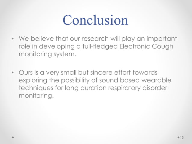 Identification Of Cough And Speech Ppt Ppt