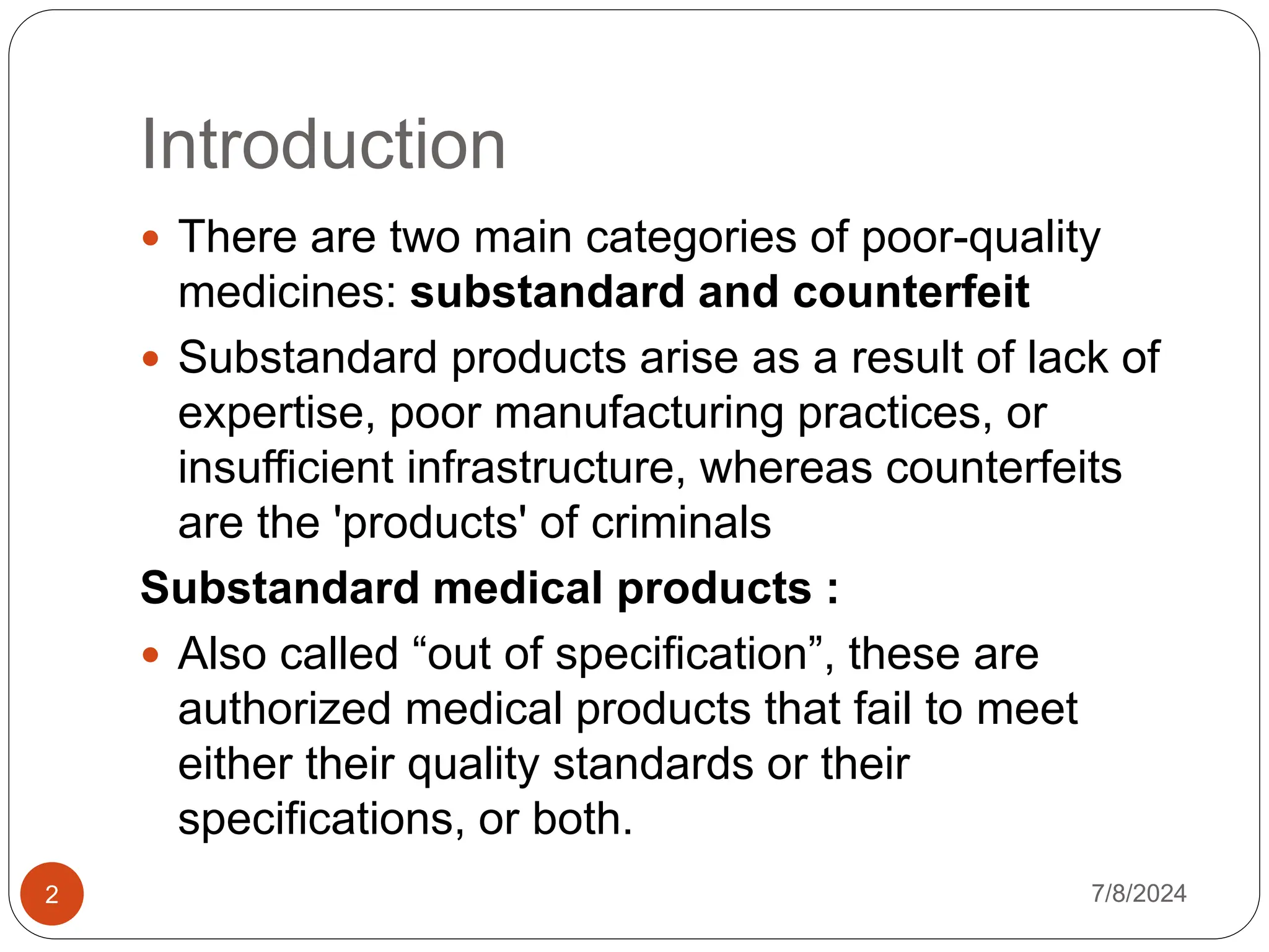 Identification of Counterfeit and Substandard products.pptx