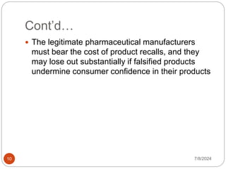 Identification of Counterfeit and Substandard products.pptx