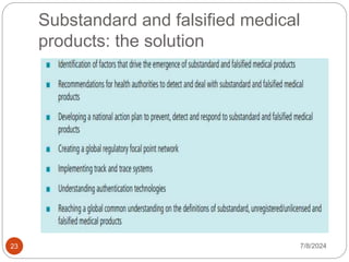 Identification of Counterfeit and Substandard products.pptx