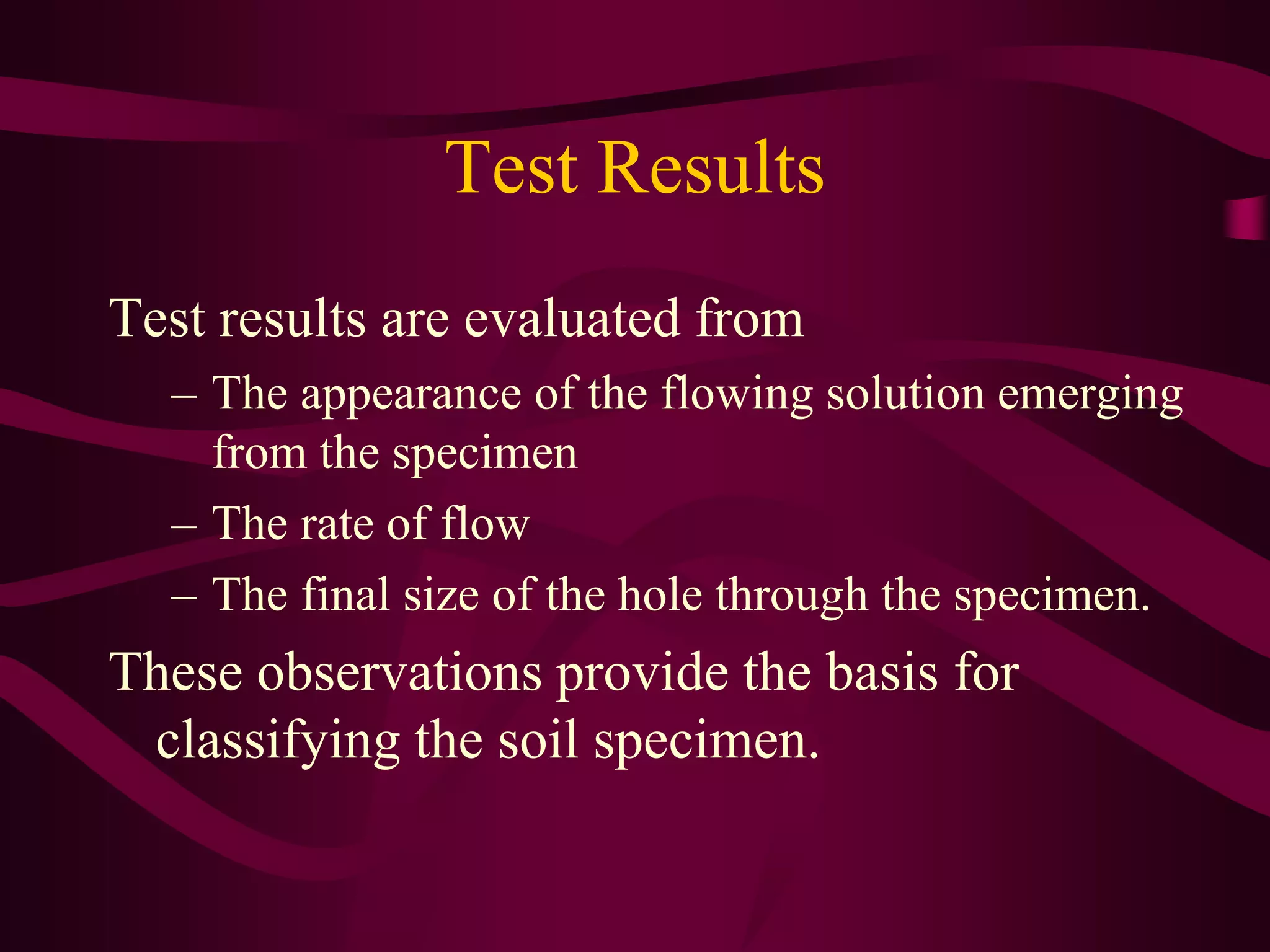 Identification of dispersive soils | PPTX