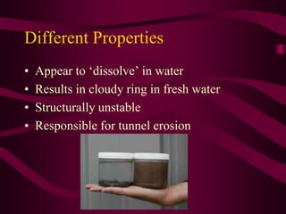 Identification of dispersive soils | PPTX