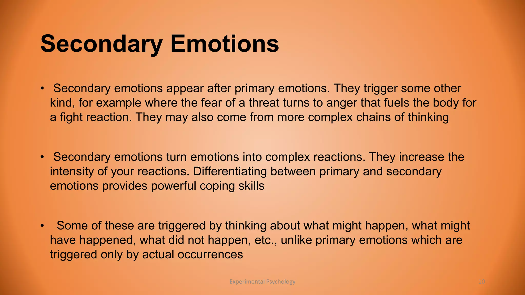 Identification of emotions | PPTX