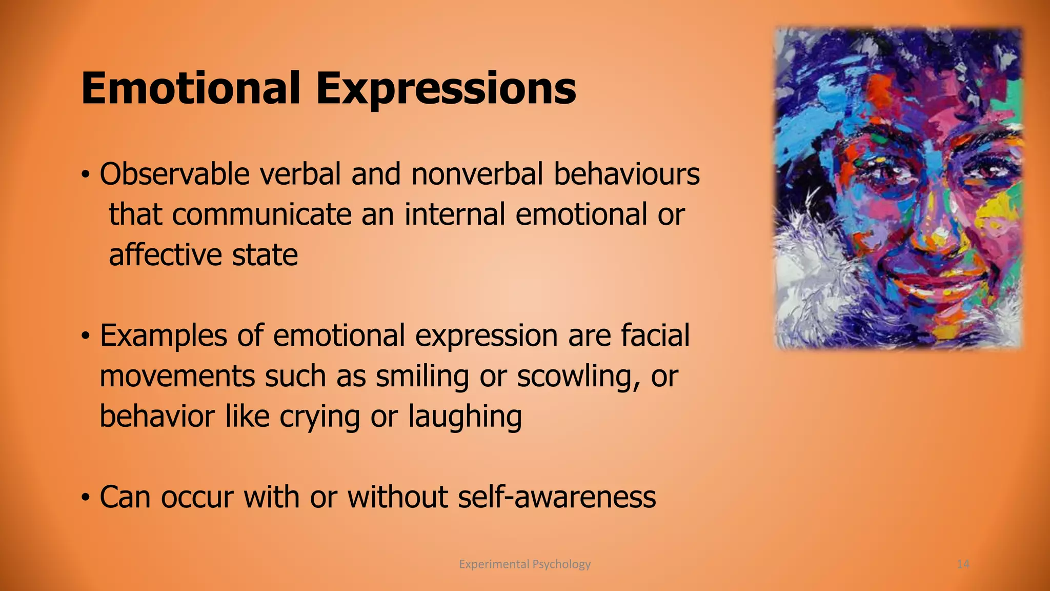 Identification of emotions | PPTX