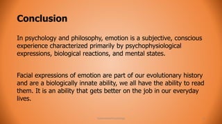 Identification of emotions | PPTX