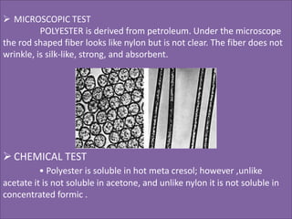 Identification of fibers | PPT