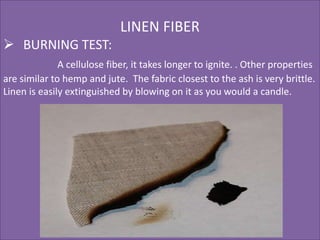 Identification of fibers | PPTX