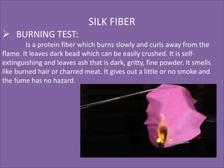 Identification of fibers | PPTX