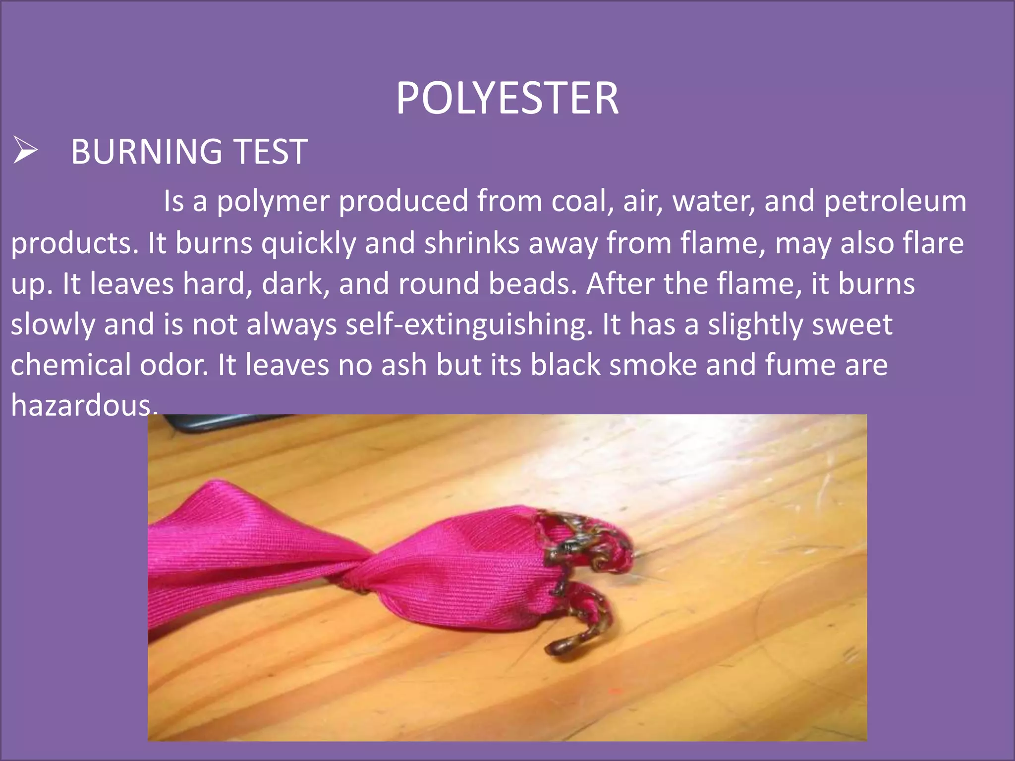 Identification of fibers | PPTX