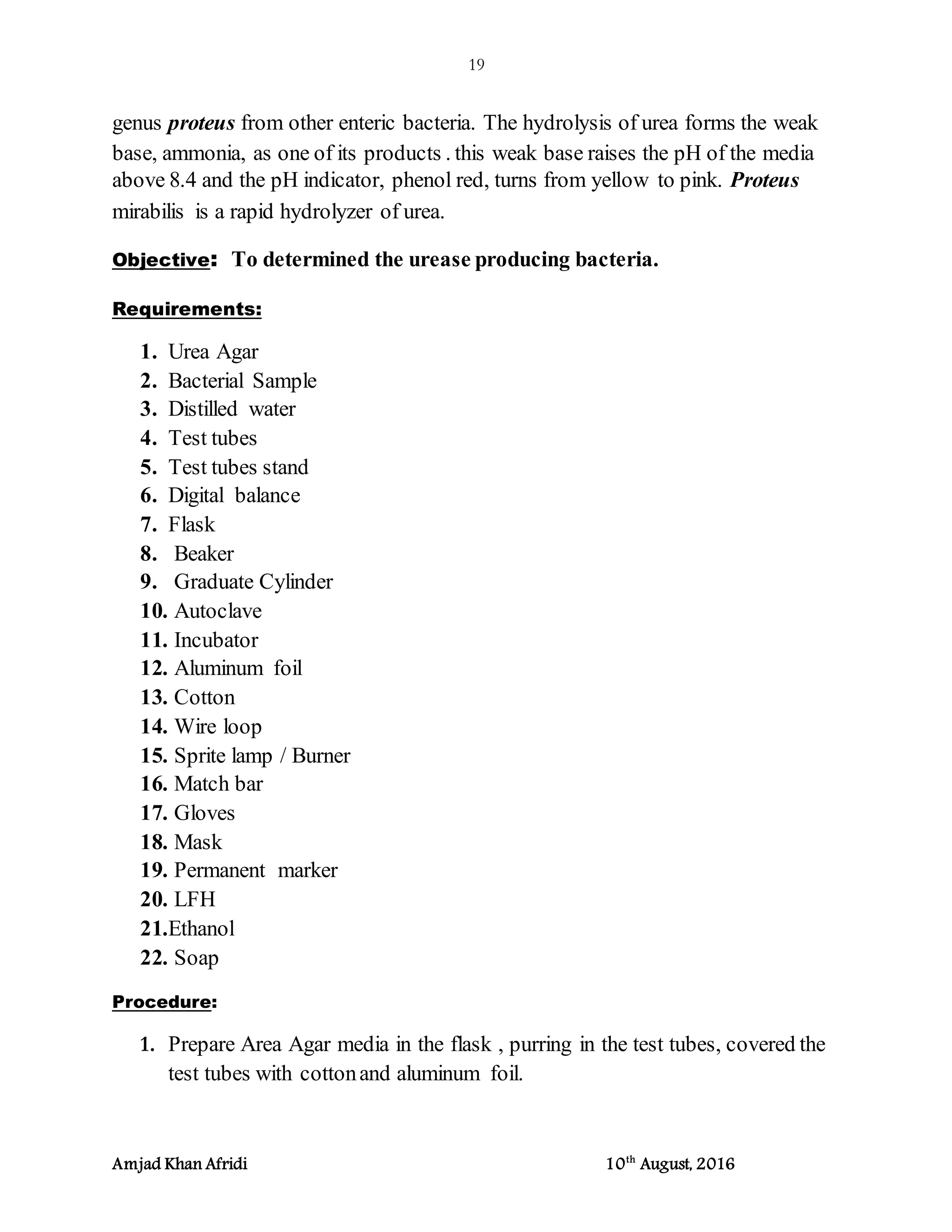 Identification of gram positive and gram negative bacteria | PDF