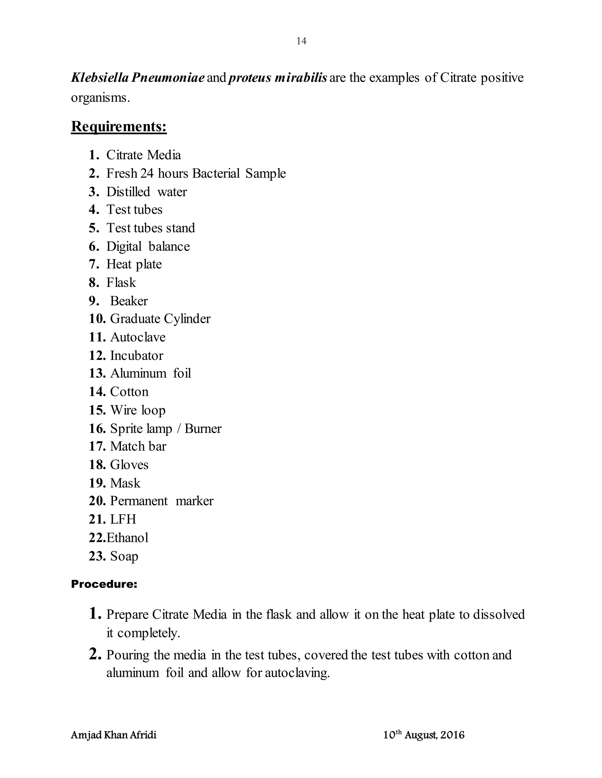 Identification of gram positive and gram negative bacteria | DOCX