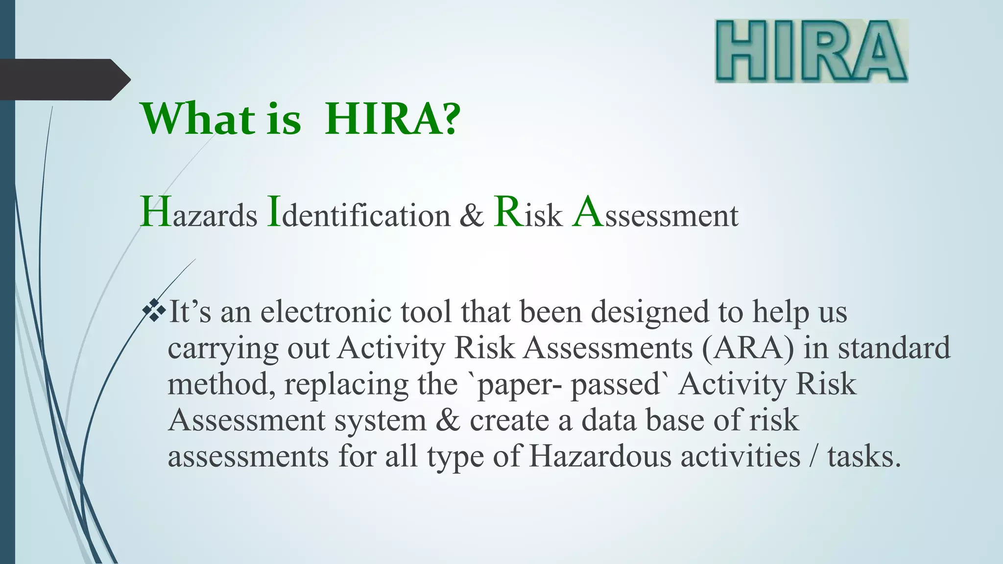 Identification of hazard industry and risk assessment | PPTX