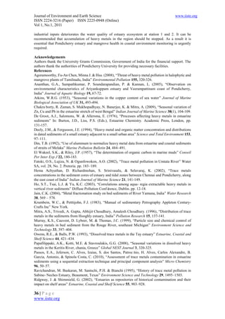 Identification of heavy metals contamination by multivariate ...