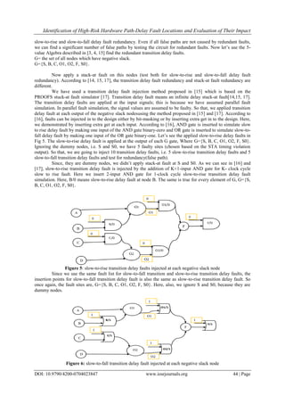 Identification of high risk hardware path-delay fault locations and Evaluation of Their Impact | PDF