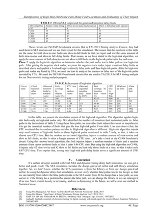Identification of high risk hardware path-delay fault locations and Evaluation of Their Impact | PDF