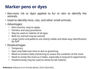 Identification of laboratory animals for animal studies.pptx