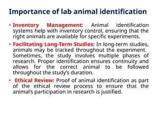 Identification of laboratory animals for animal studies.pptx