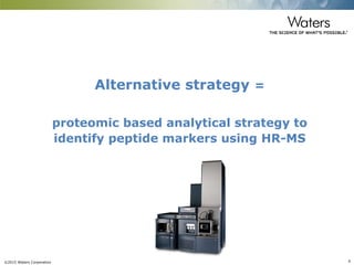 Identification of Meat Species in Processed Foods using Mass ...