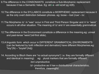 Identification Of Morphemes | PPTX