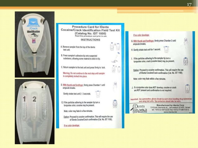 Identification of Narcotic Drug & Psychotropic Substances. Use of ...