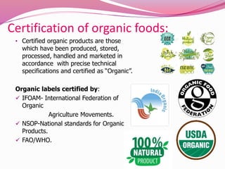 Identification of organic foods | PPTX
