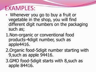 Identification of organic foods | PPTX