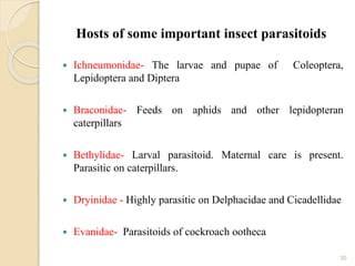 Identification of parasitoids ppt- ENTOMOLOGY | PPTX
