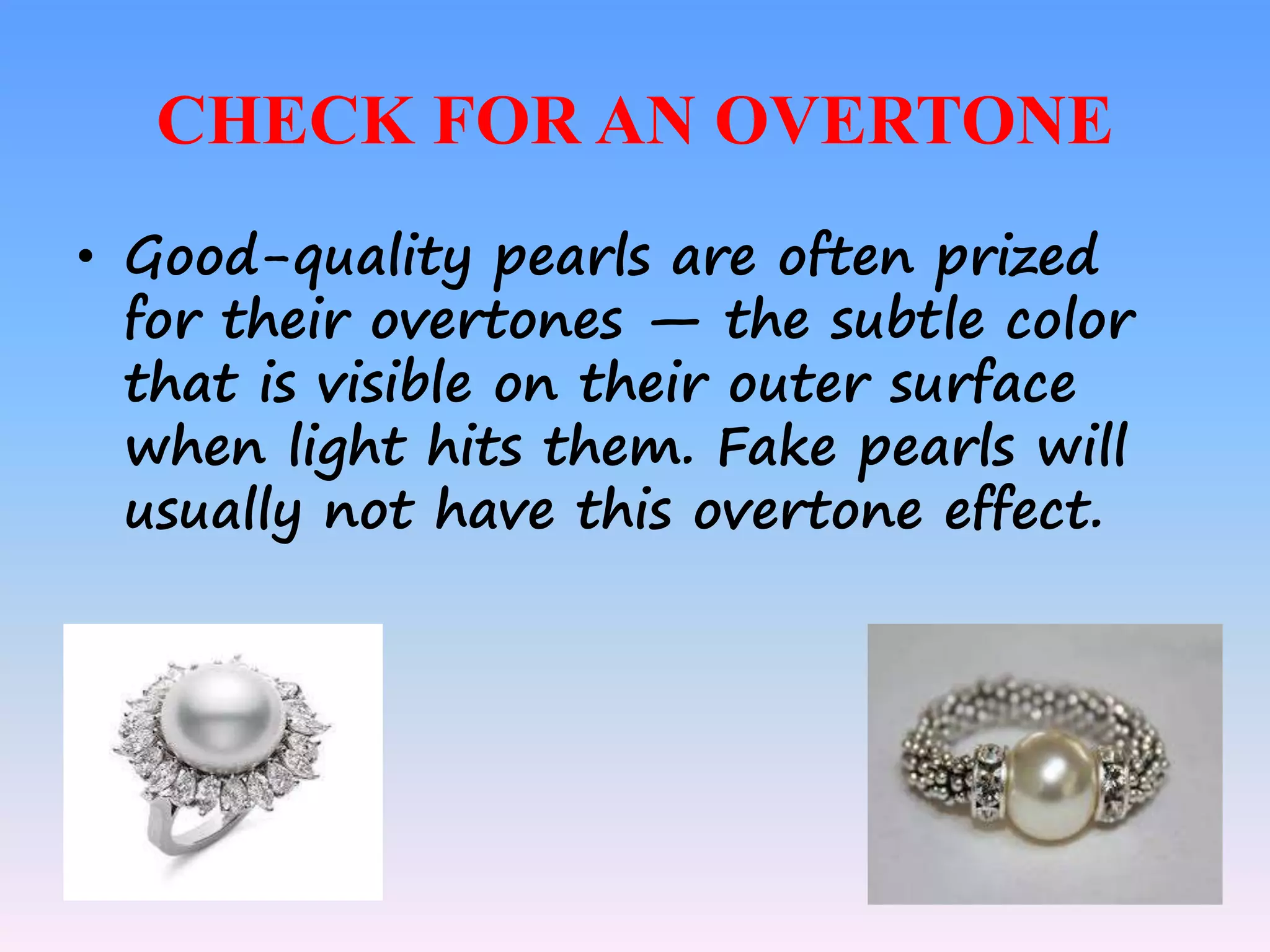 Identification of pearl | PPTX | Geology | Science