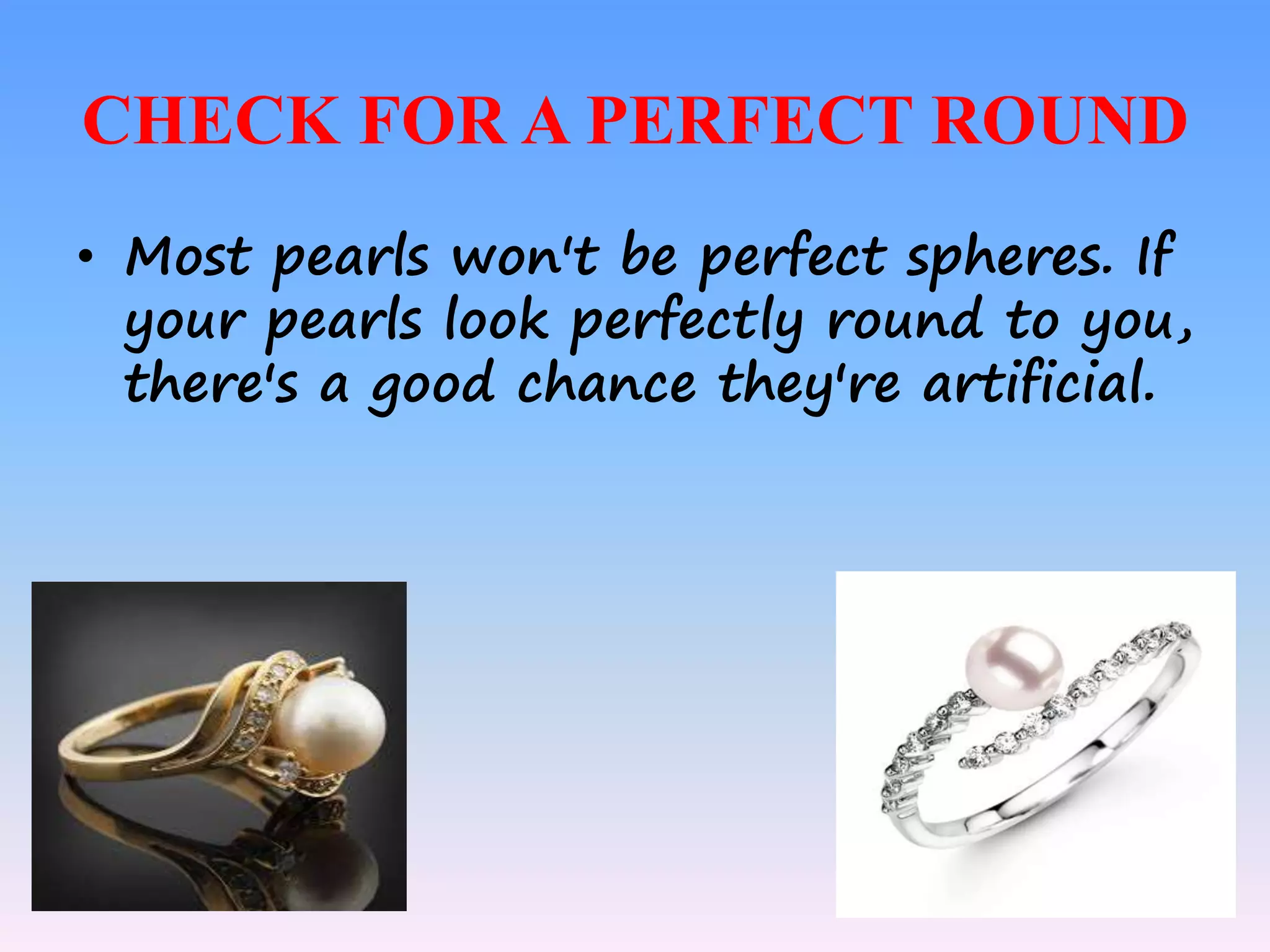 Identification of pearl | PPTX | Geology | Science