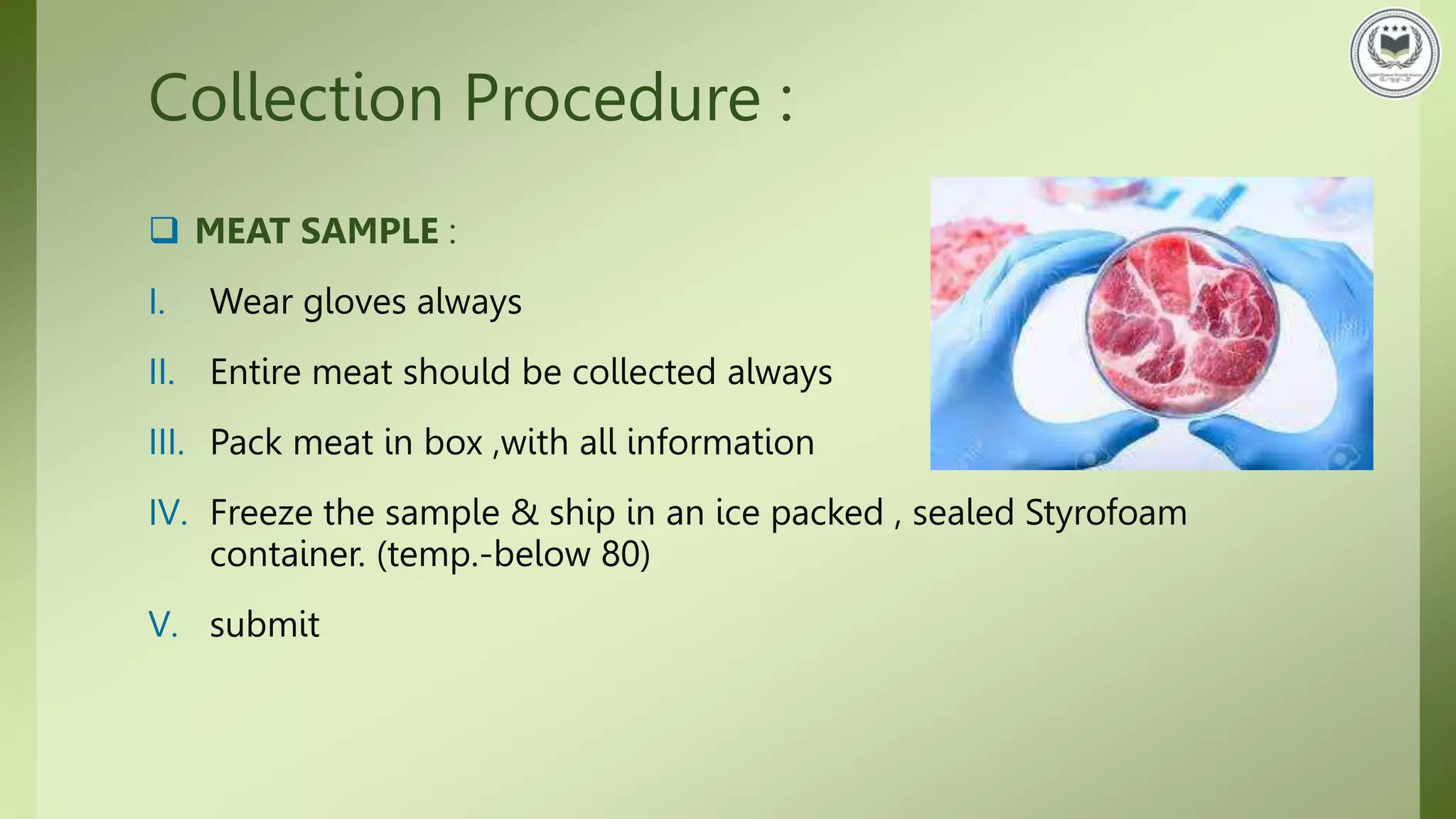 Identification of Physical Evidence pertaining to Wildlife Forensics | PPTX