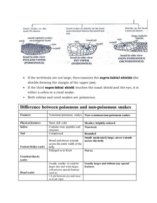 Difference Between Poisonous And Non Poisonous