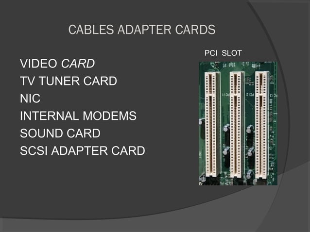 Identification of ports & cables adapter cards | PPT