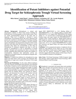Identification of potent inhibitors against potential | PDF