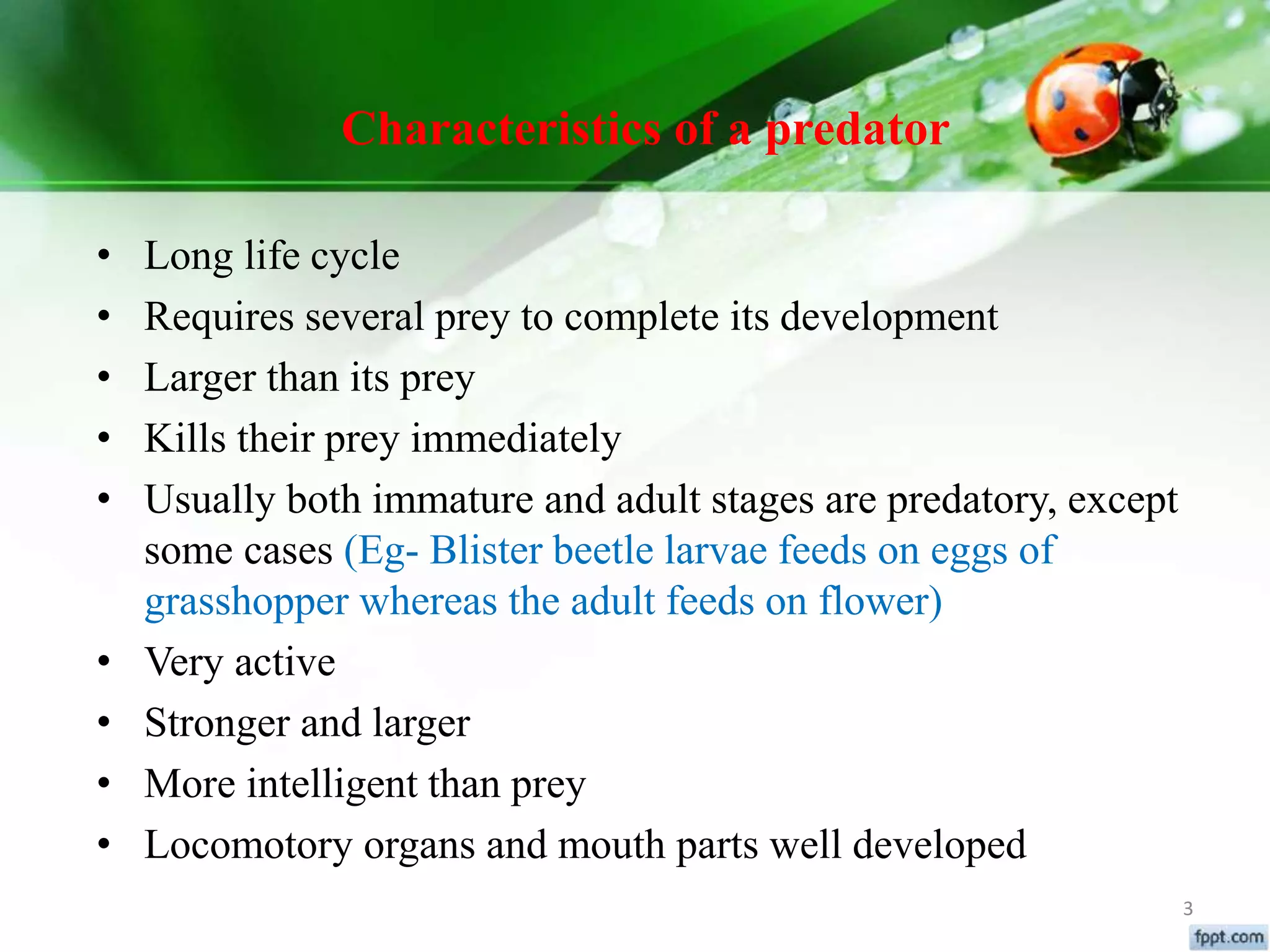 Identification of predators ppt | PPTX