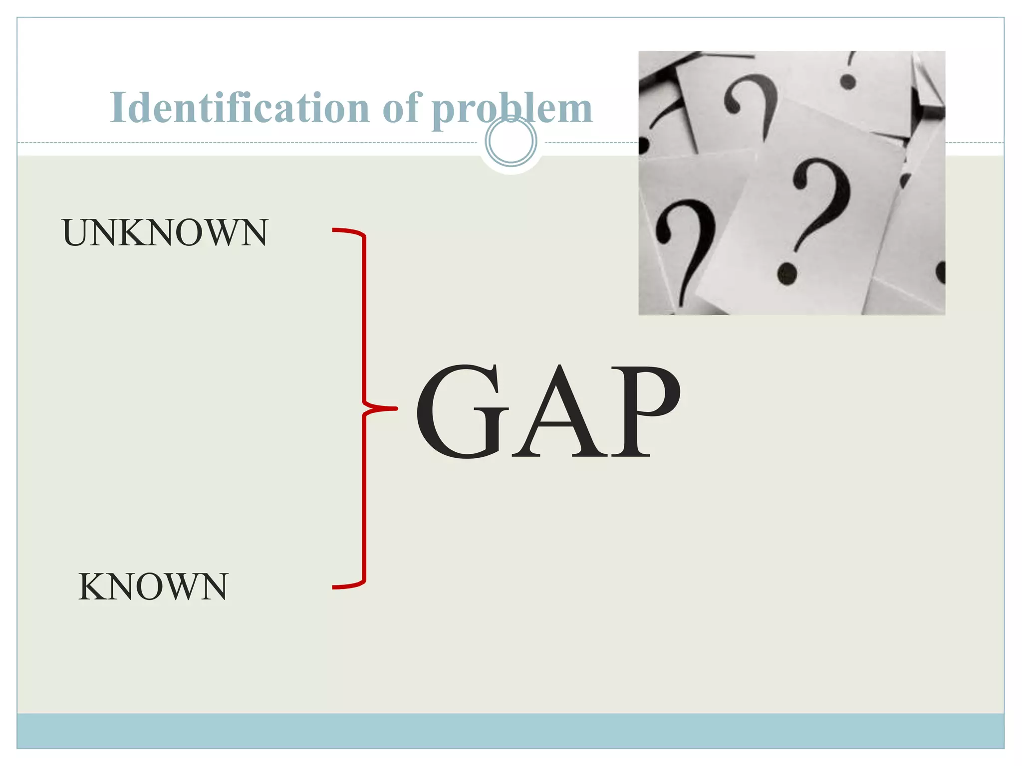 Identification of problem | PPTX