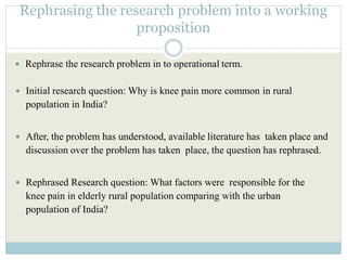 Identification of problem | PPTX