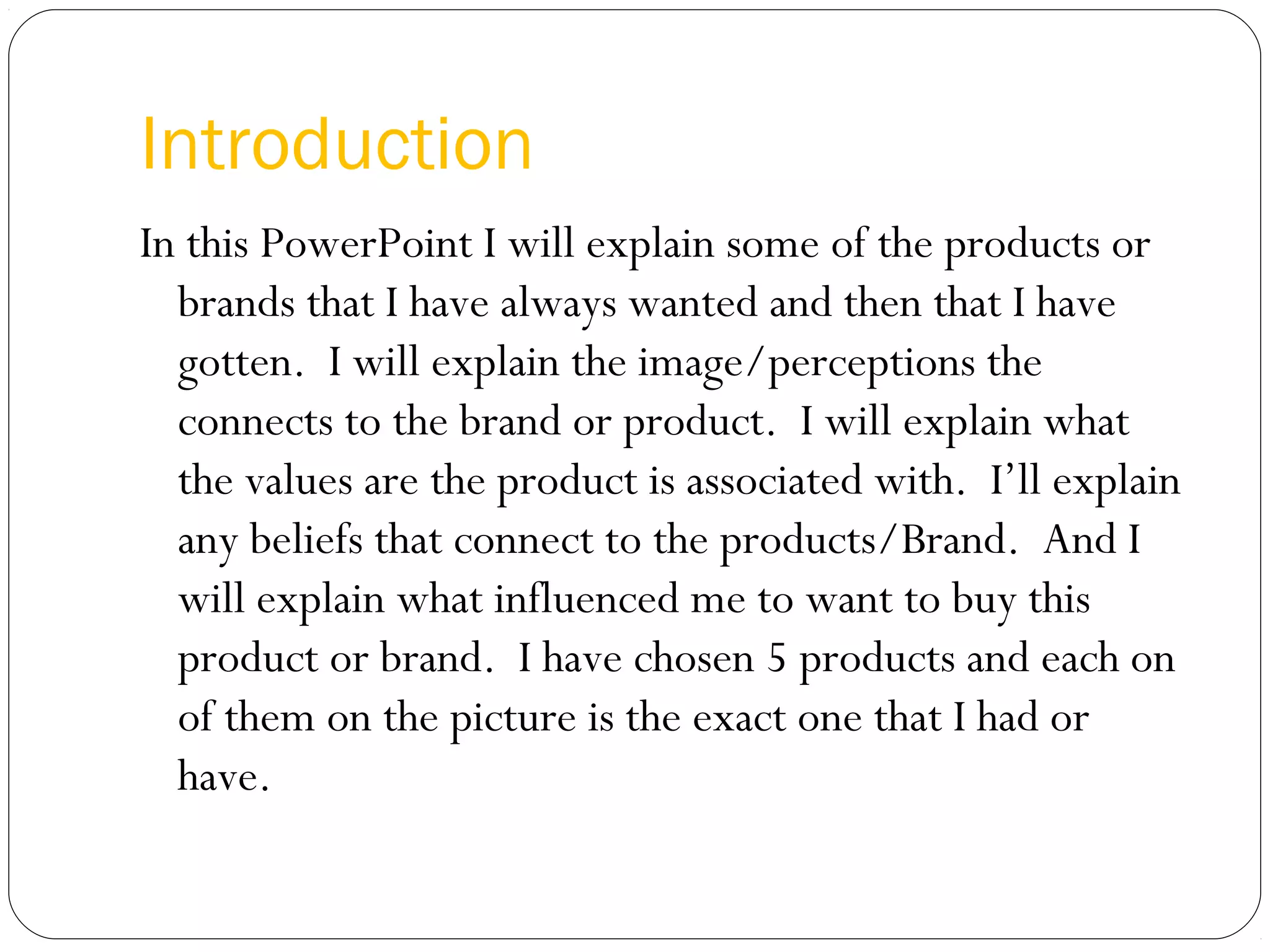 Identification of products | PPT