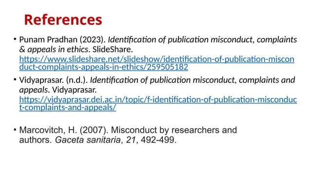 Identification of publication misconduct, complaints and appeals.pptx