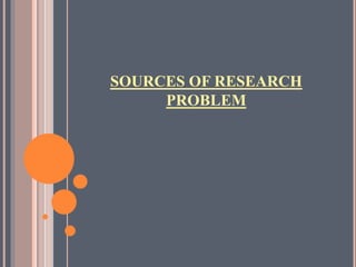 Identification of research problem | PPTX