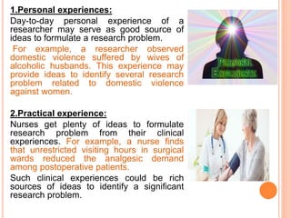 Identification of research problem | PPTX