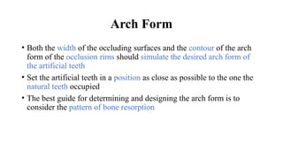Identification of Shape and Location of Arch Form.pptx