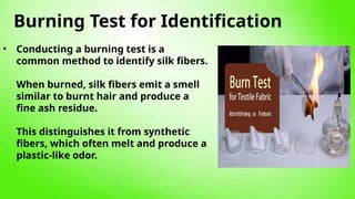 Identification Of Silk Fibre And its Uses .pptx