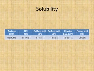Identification of textile fibers | PPT