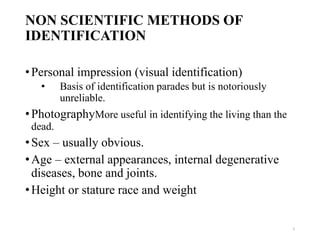 IDENTIFICATION OF THE LIVING AND THE DEAD.ppt