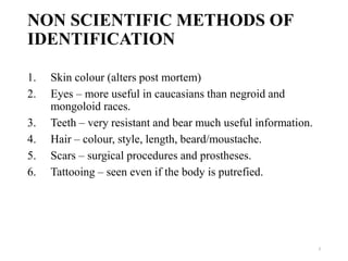 IDENTIFICATION OF THE LIVING AND THE DEAD.ppt