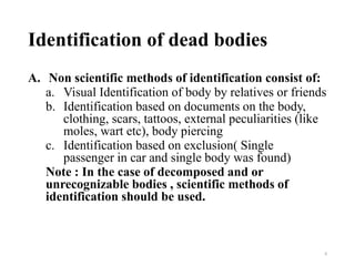 IDENTIFICATION OF THE LIVING AND THE DEAD.ppt