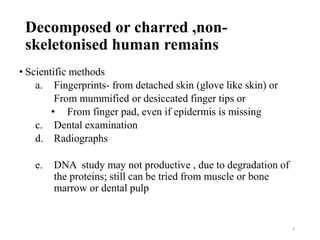 IDENTIFICATION OF THE LIVING AND THE DEAD.ppt