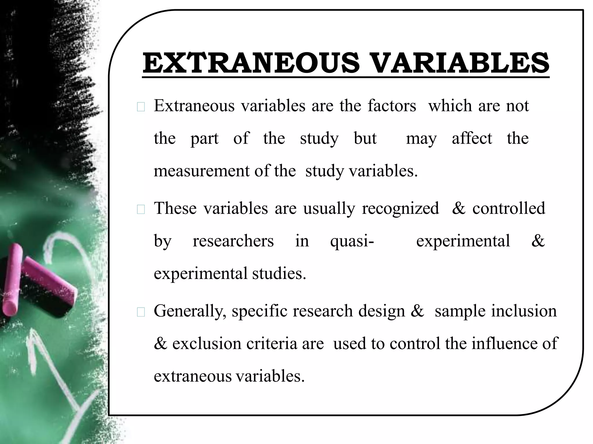 Identification of variables | PPT